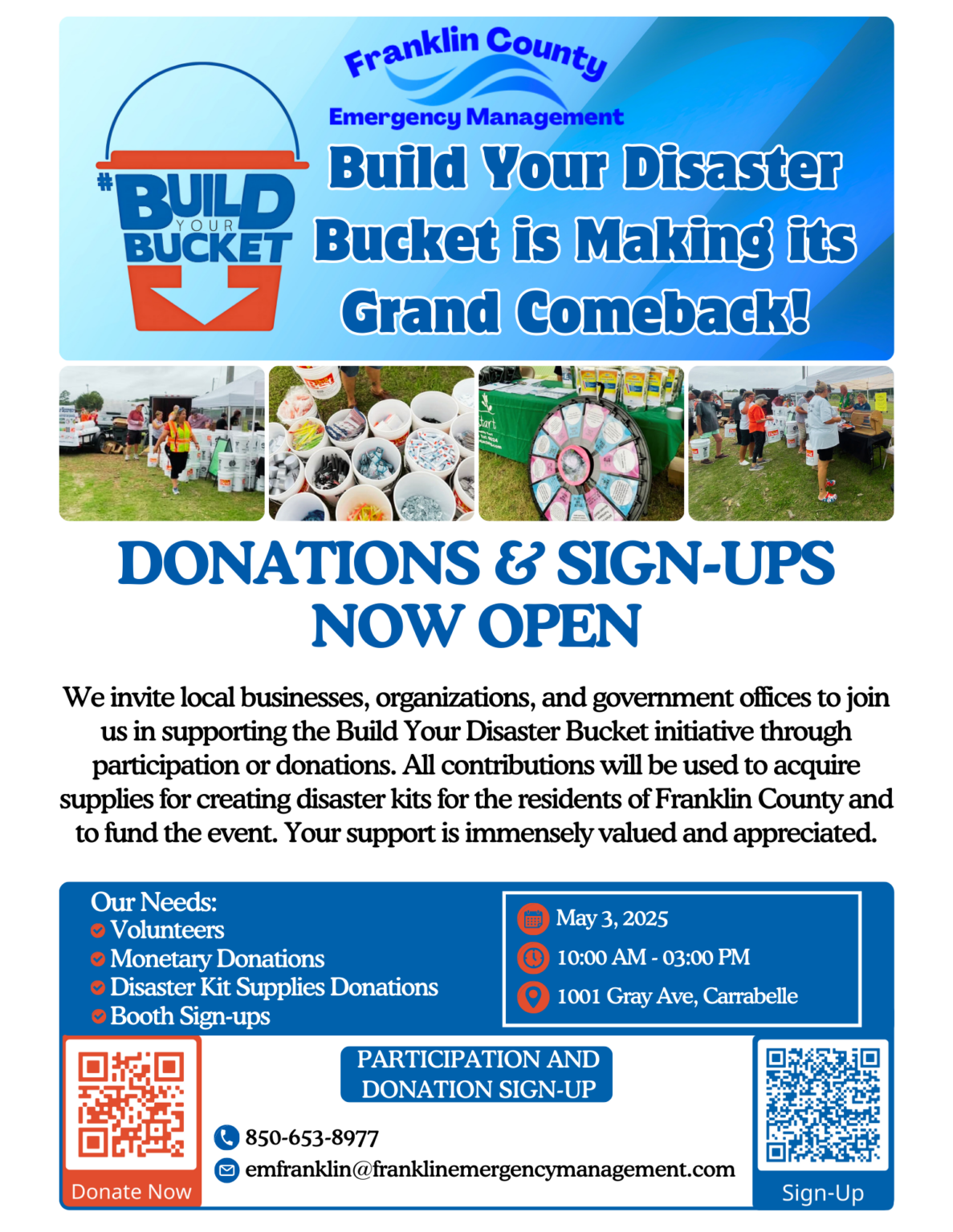 Build Your Disaster Bucket – Franklin County Emergency Management